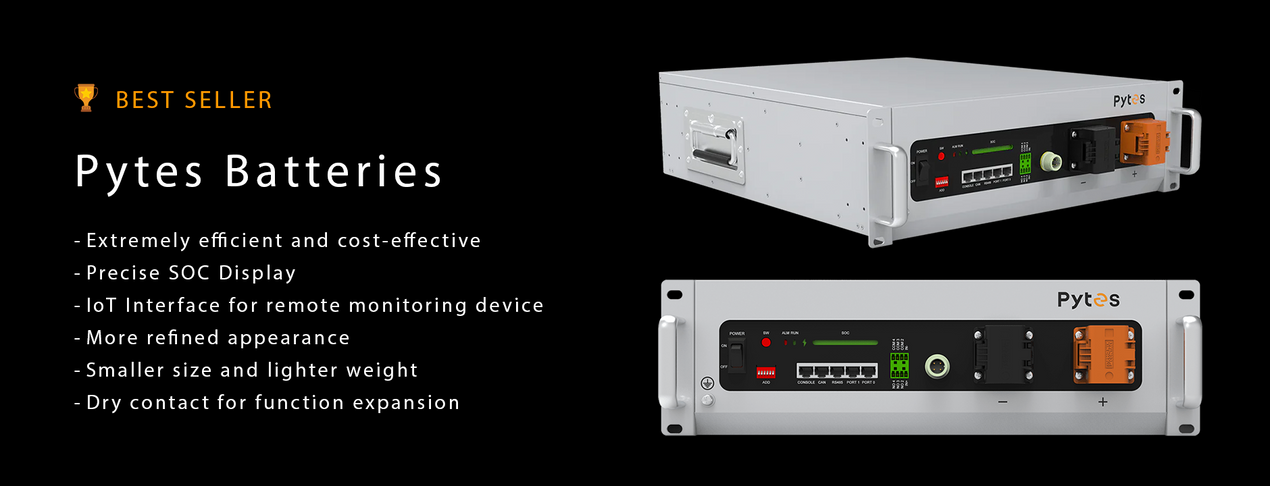 Pytes V5 5.12kWh 100Ah 48V Heated Lithium LiFePO4 Battery – CDN Solar