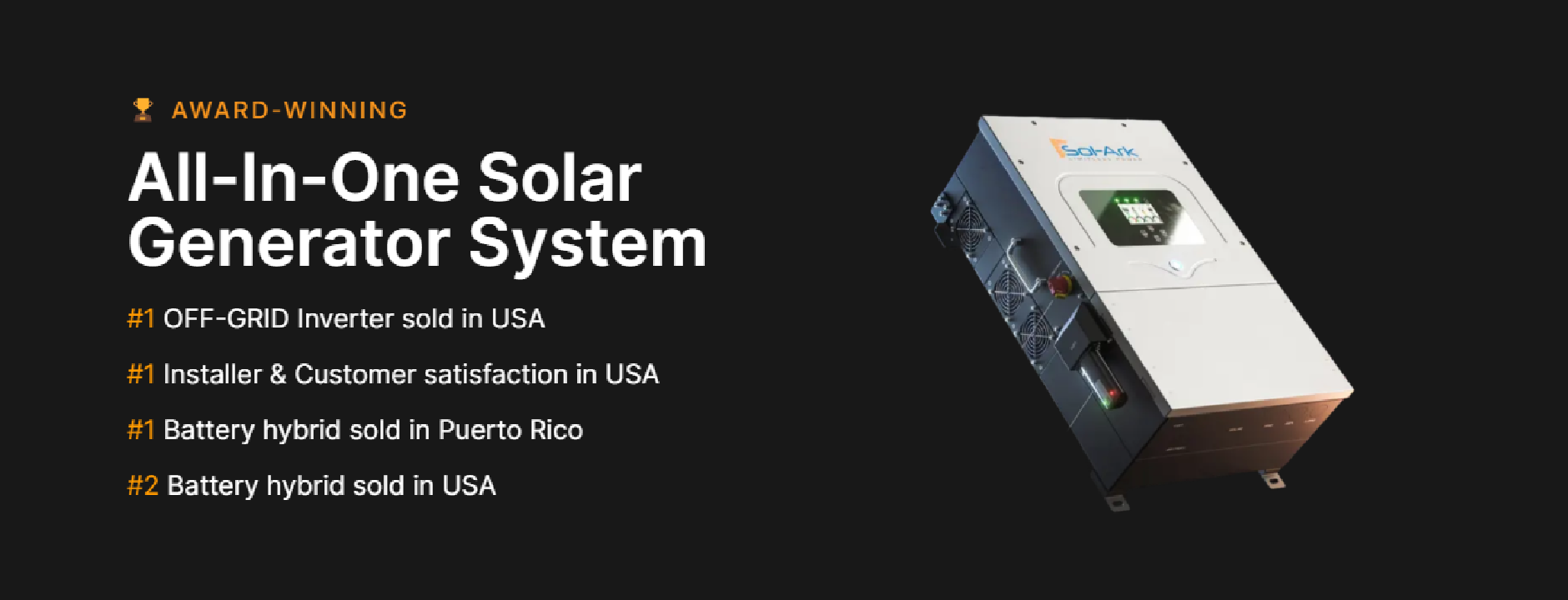 Sol-Ark Hybrid Inverters - CDN Solar