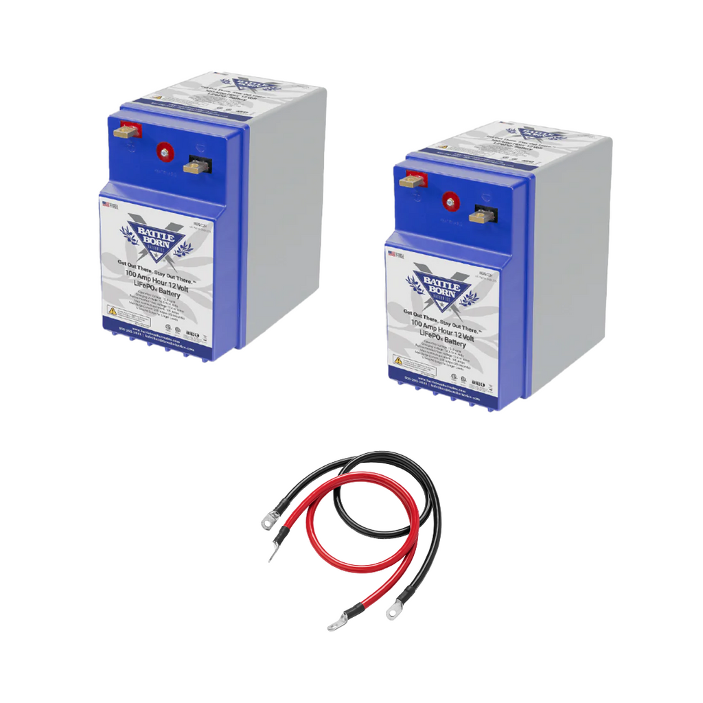 Battle Born BBGC2H 100Ah 12V Heated LiFePO4 Battery | 2 Units for Off ...